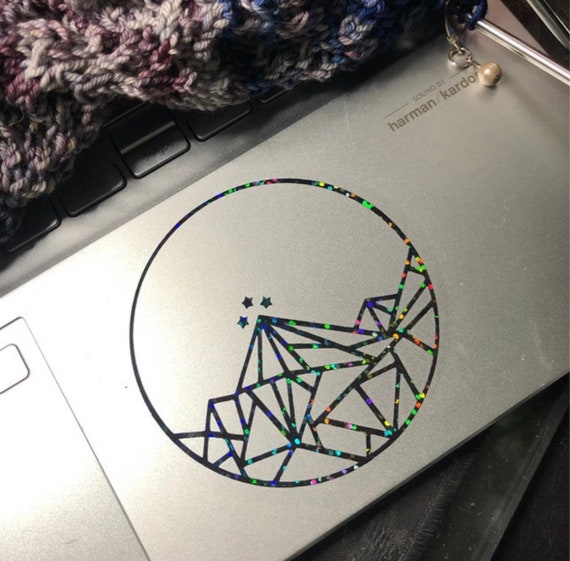 Night Court Insignia Decal Black Holographic | Etsy