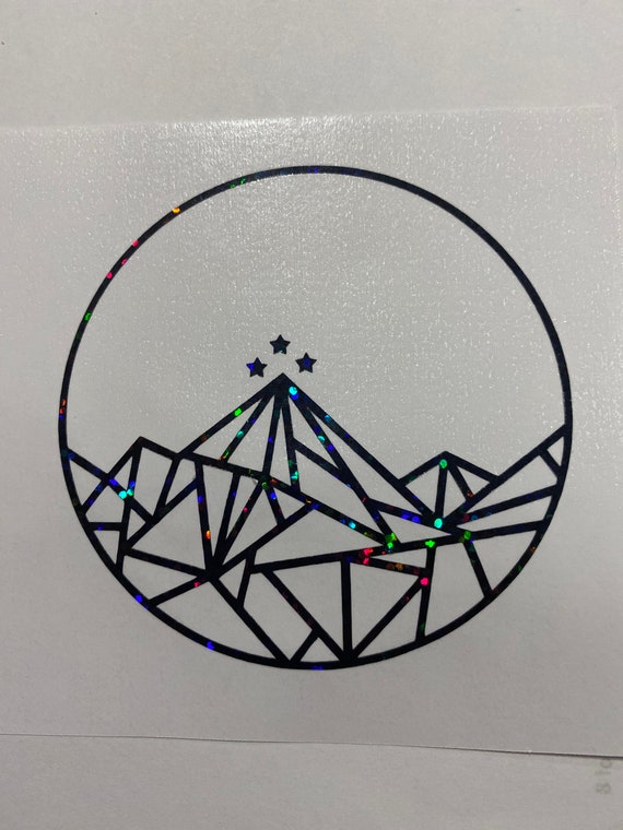 Night Court Insignia Decal Black Holographic | Etsy