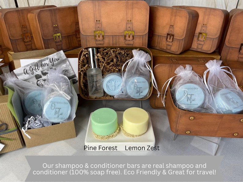 Shampoo Conditioner Bars; Travel Gift Sets - Etsy