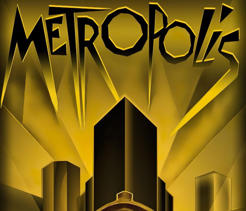 Fritz Lang | Metropolis | Science Fiction | Remastered | Movie | Poster ...