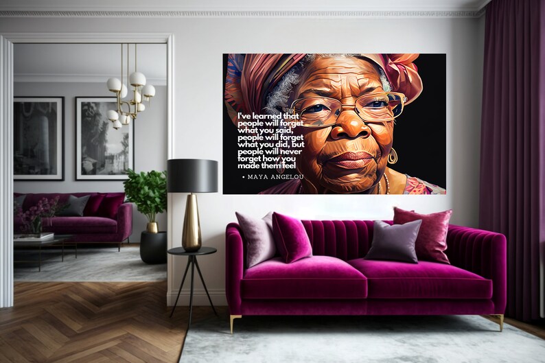 Maya Angelou | Inspirational Quote | Motivation | Printable | American ...