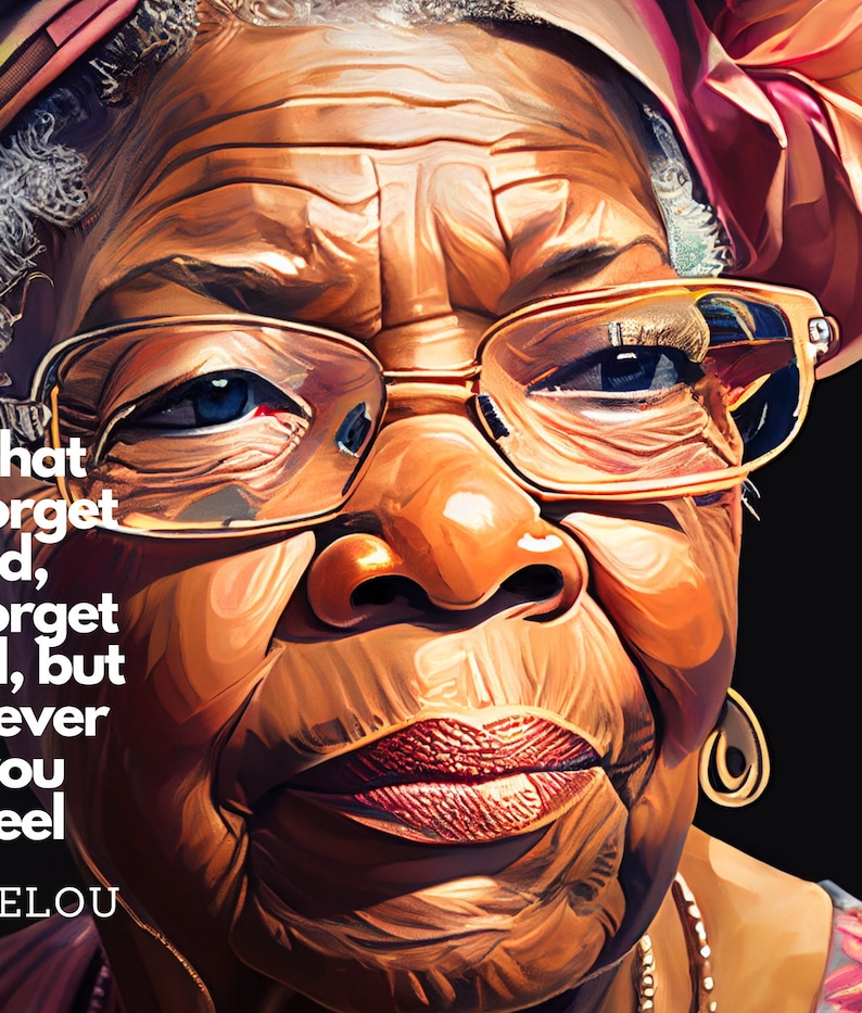 Maya Angelou | Inspirational Quote | Motivation | Printable | American ...