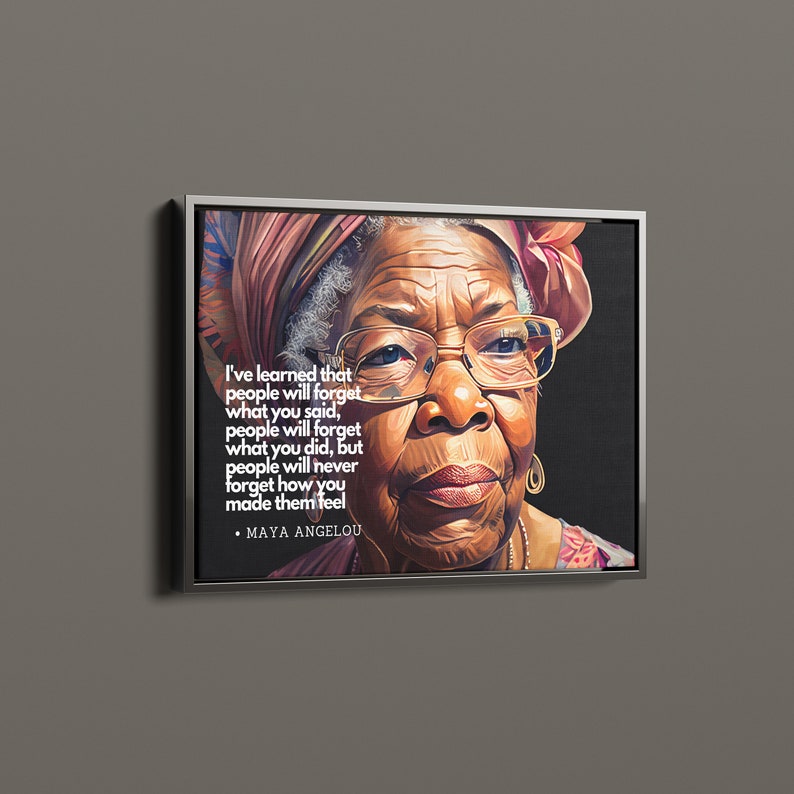 Maya Angelou | Inspirational Quote | Motivation | Printable | American ...