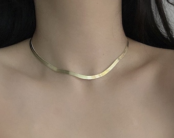 Gold Blade Chain - Etsy