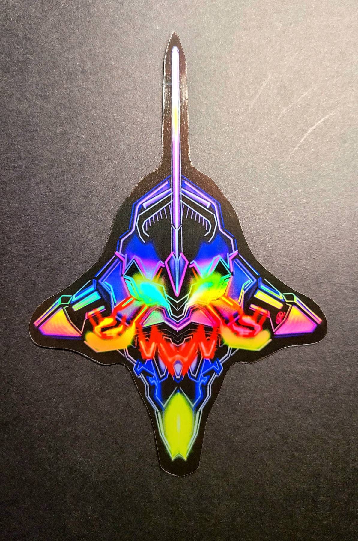 Neon Genesis Evangelion Mecha Art Head Anime Artwork Fanart Holographic ...
