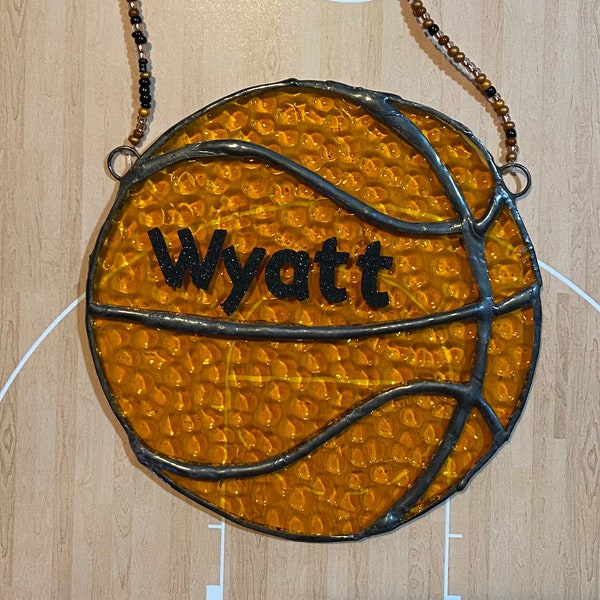 Stained Glass Basketball Pattern - Etsy