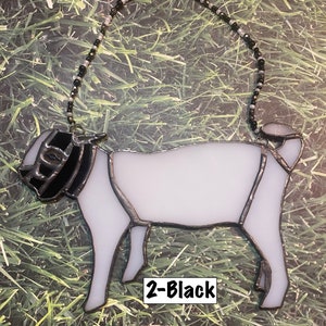 Goat Stained Glass Sun Catcher - Etsy