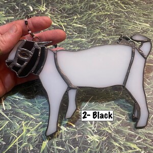 Goat Stained Glass Sun Catcher - Etsy