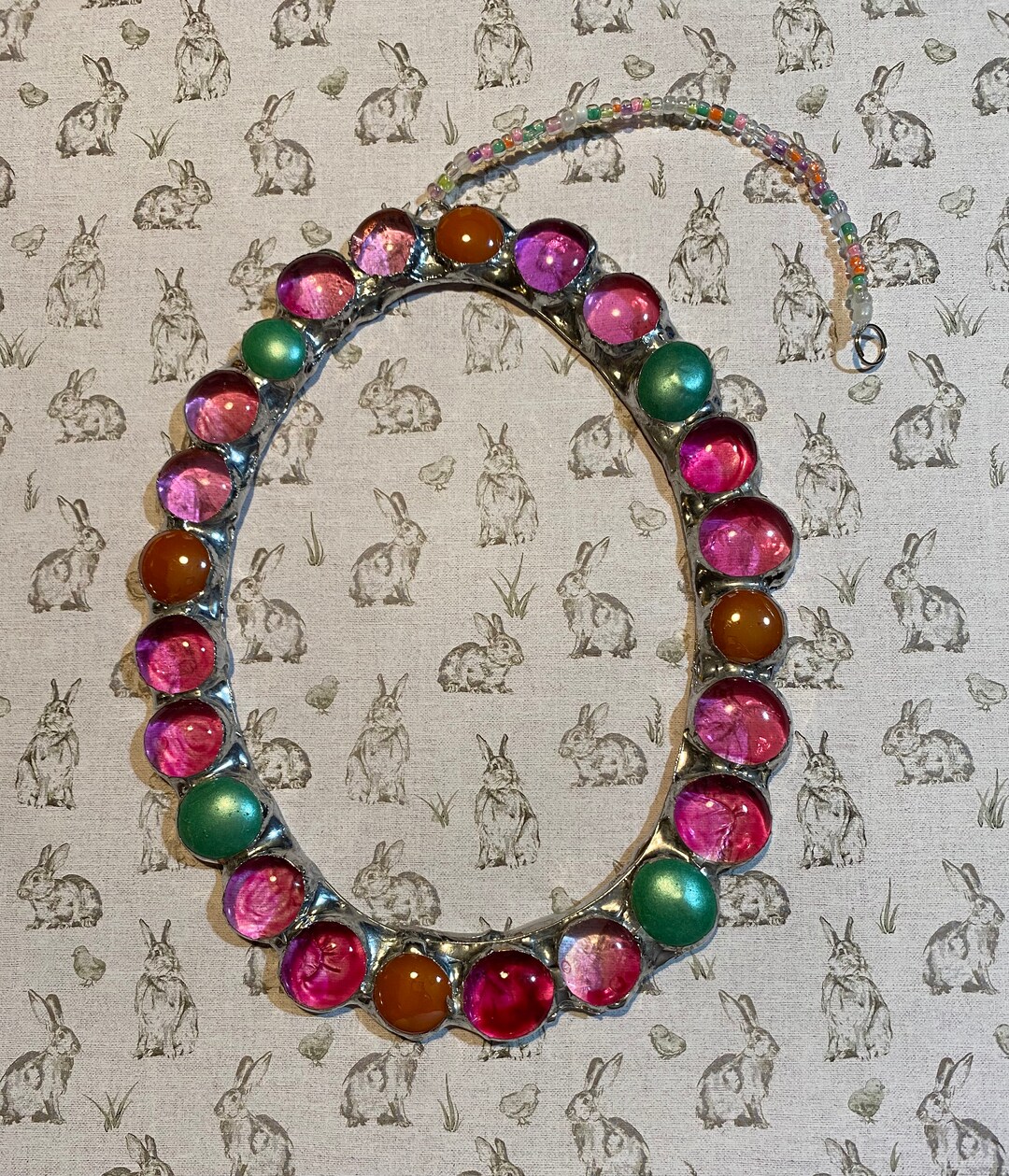 Easter Egg Glass Gem Sun Catcher - Etsy