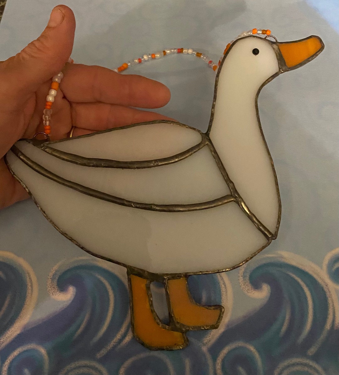 Duck Stained Glass Sun Catcher - Etsy