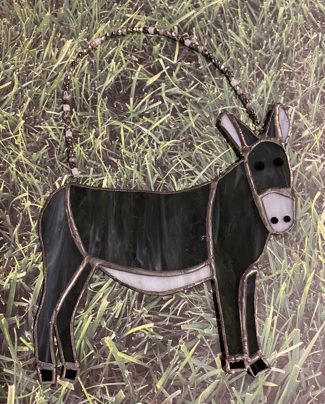 Donkey Mule Stained Glass Sun Catcher - Etsy