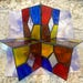 Rainbow Stained Glass Spinner With Bevels - Etsy