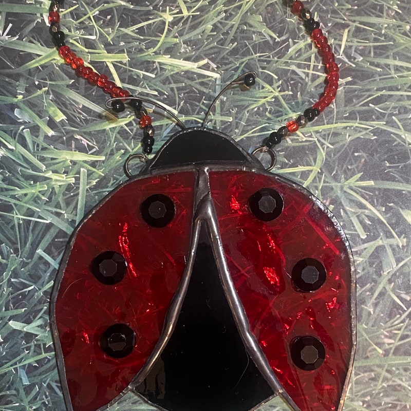 Ladybug Suncatcher - Etsy