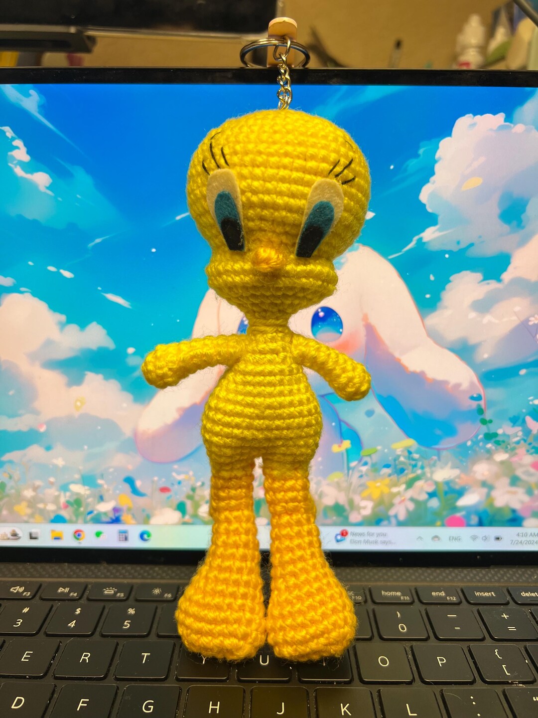 Tweety Bird Stuffed Doll/ Key Chain/ Bag Charm - Etsy