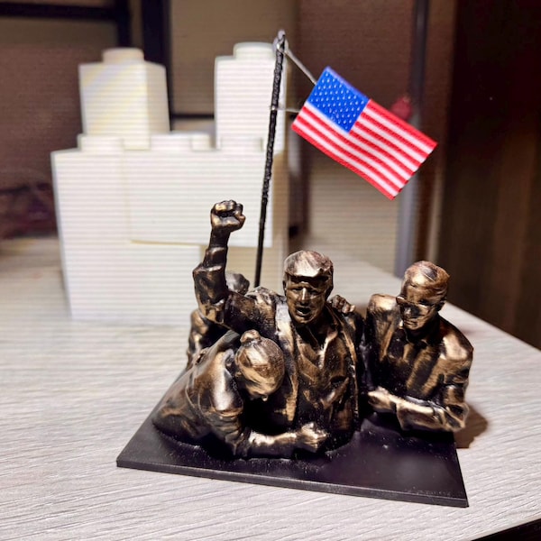 Trump Fight Statue - Etsy