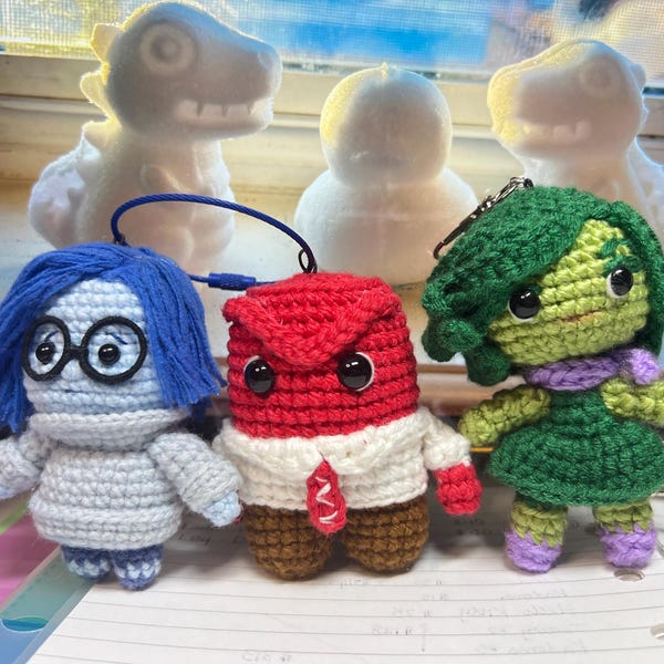 Inside Out Anxiety Keychain - Etsy