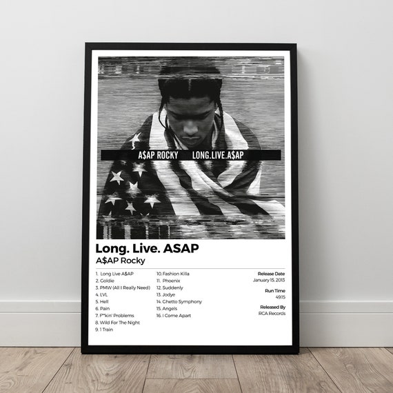 Music & Movie Posters Long Live ASAP Album Poster ASAP Rocky Prints ...