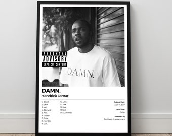 Kendrick Lamar Album Poster | Etsy UK