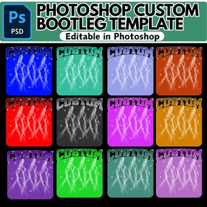 70 Custom Bootleg Editable Photoshop Templates Design, Editable ...