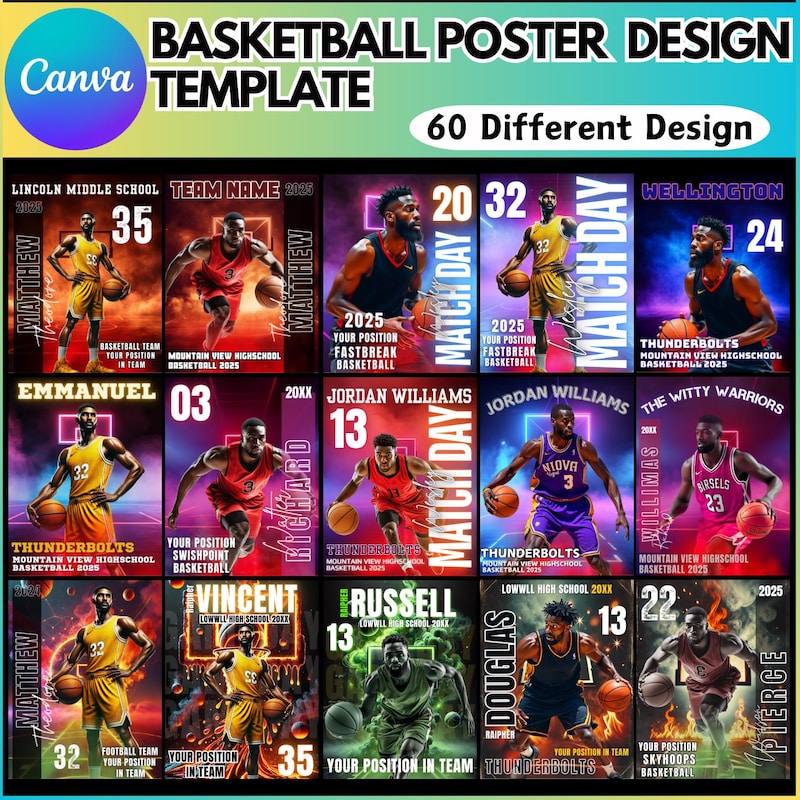 Basketball Star Posters - Etsy UK