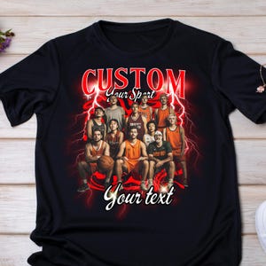 Custom Basketball Bootleg Canva Editable Template, Bootleg Rap Tee ...