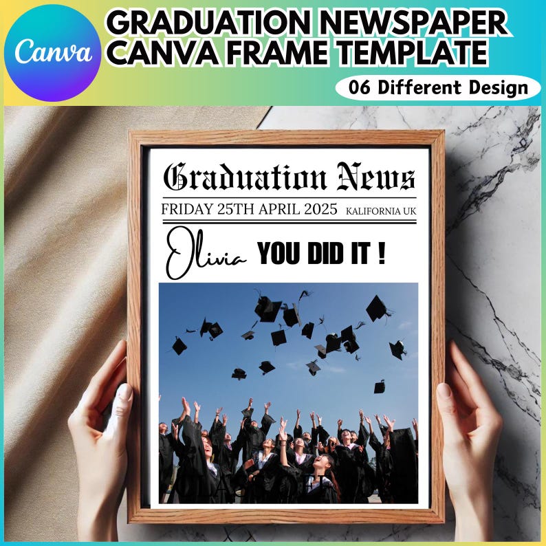 Graduation Newspaper 2025 the End of an Era, Senior Graduation 2025 ...