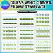 Guess Who Canva Editable Template, Canva Guess Who Game, Guess Who ...