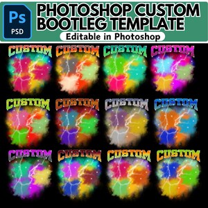 70 Custom Bootleg Editable Photoshop Templates Design, Editable ...