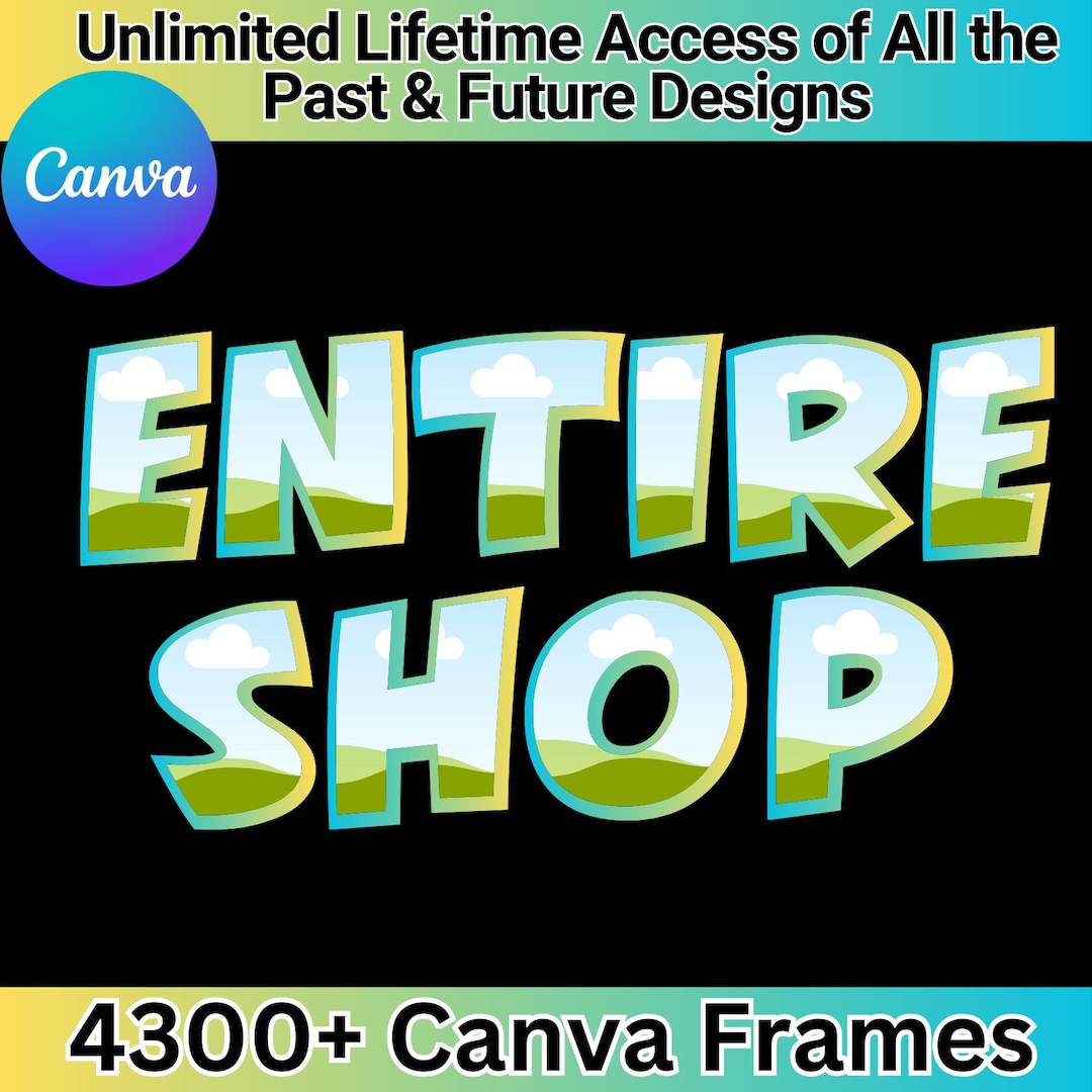 Whole Shop Canva Editable Frames Designs, Tumbler Editable Frames ...