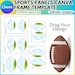 Sports Panel Canva Editable Template Bundle, Baseball, Softball ...