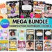 Composition Book Cover Mega Bundle, Canva Composition Notebook Design ...