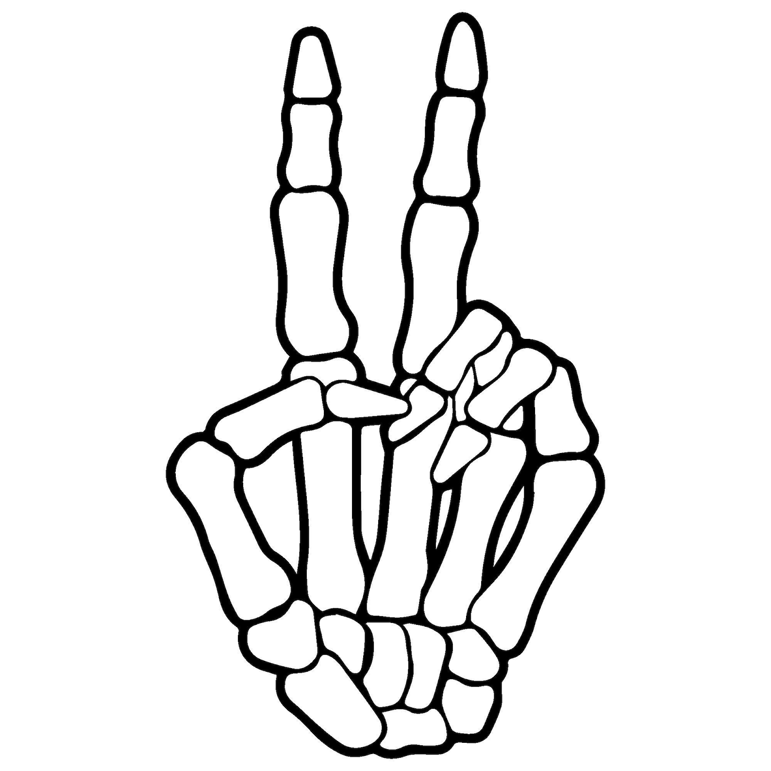 Skeleton Hand Peace Sign SVG Png Peace Hand Svg Peace Sign - Etsy