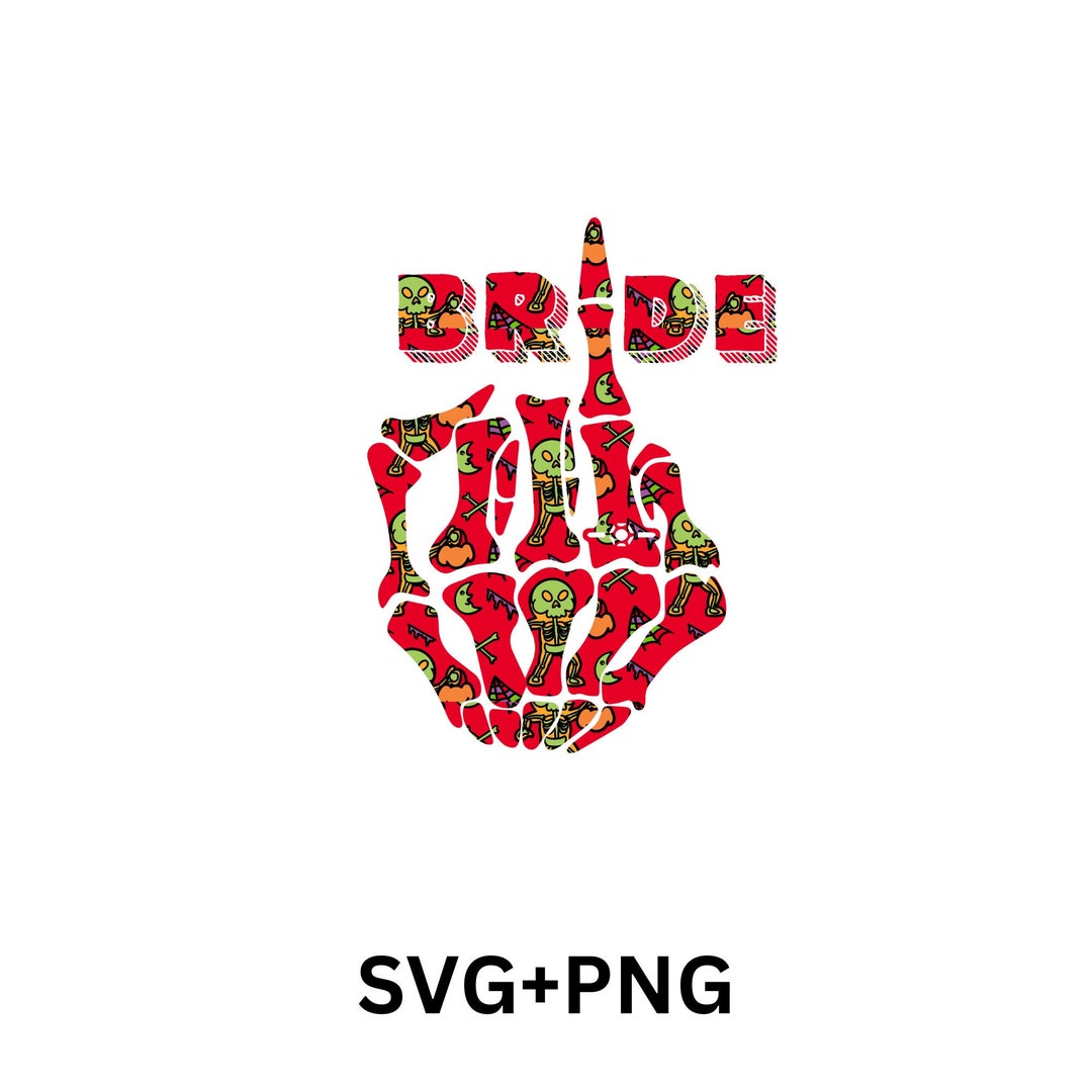 Skeleton Bride Finger SVG Png Wedding Ring Finger Svg - Etsy