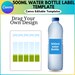 500ml Water Bottle Label Template, 500ml Water Bottle Canva Editable ...