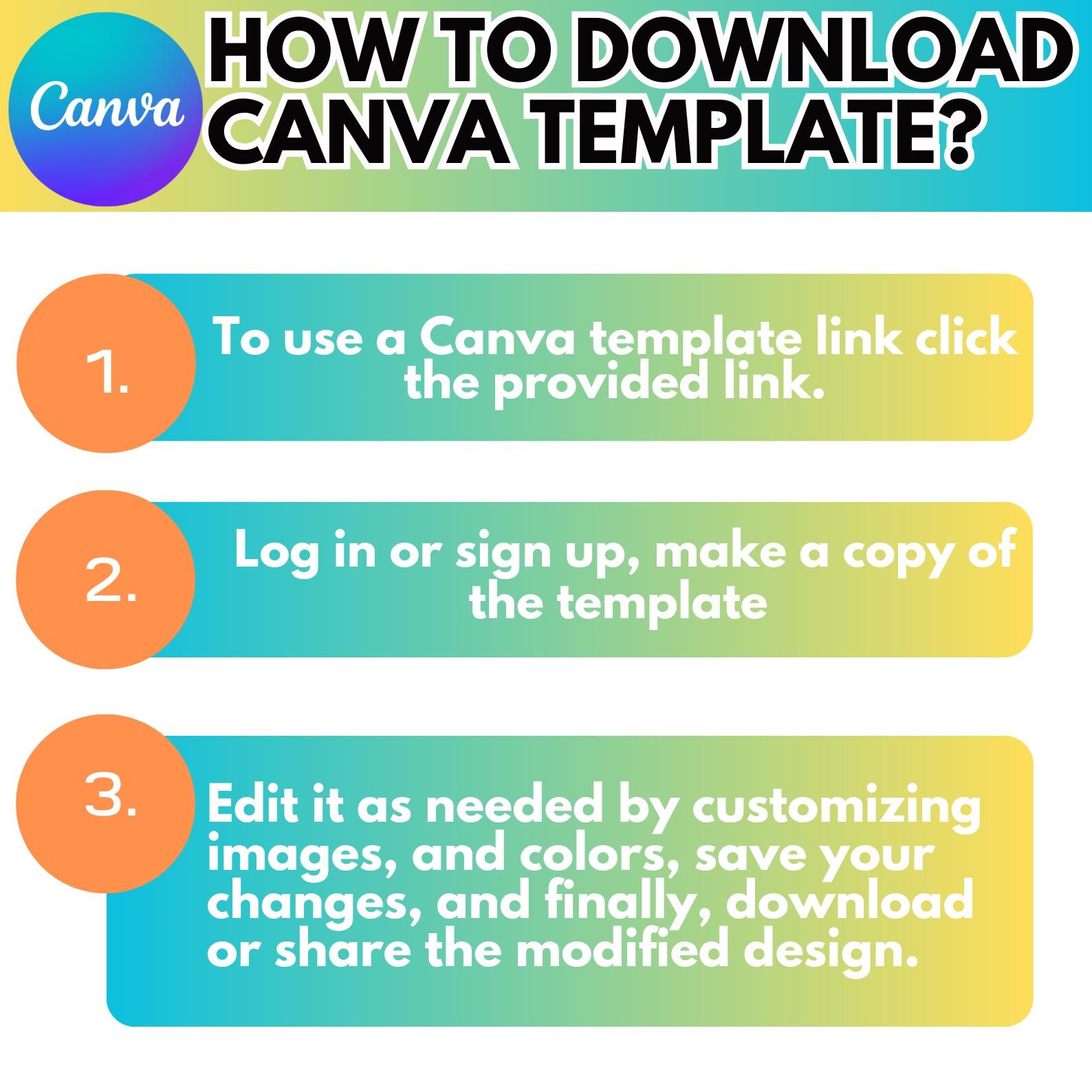 Circle Canva Frame Editable Template, 1.5", 2.5” & 3” Circle Canva ...