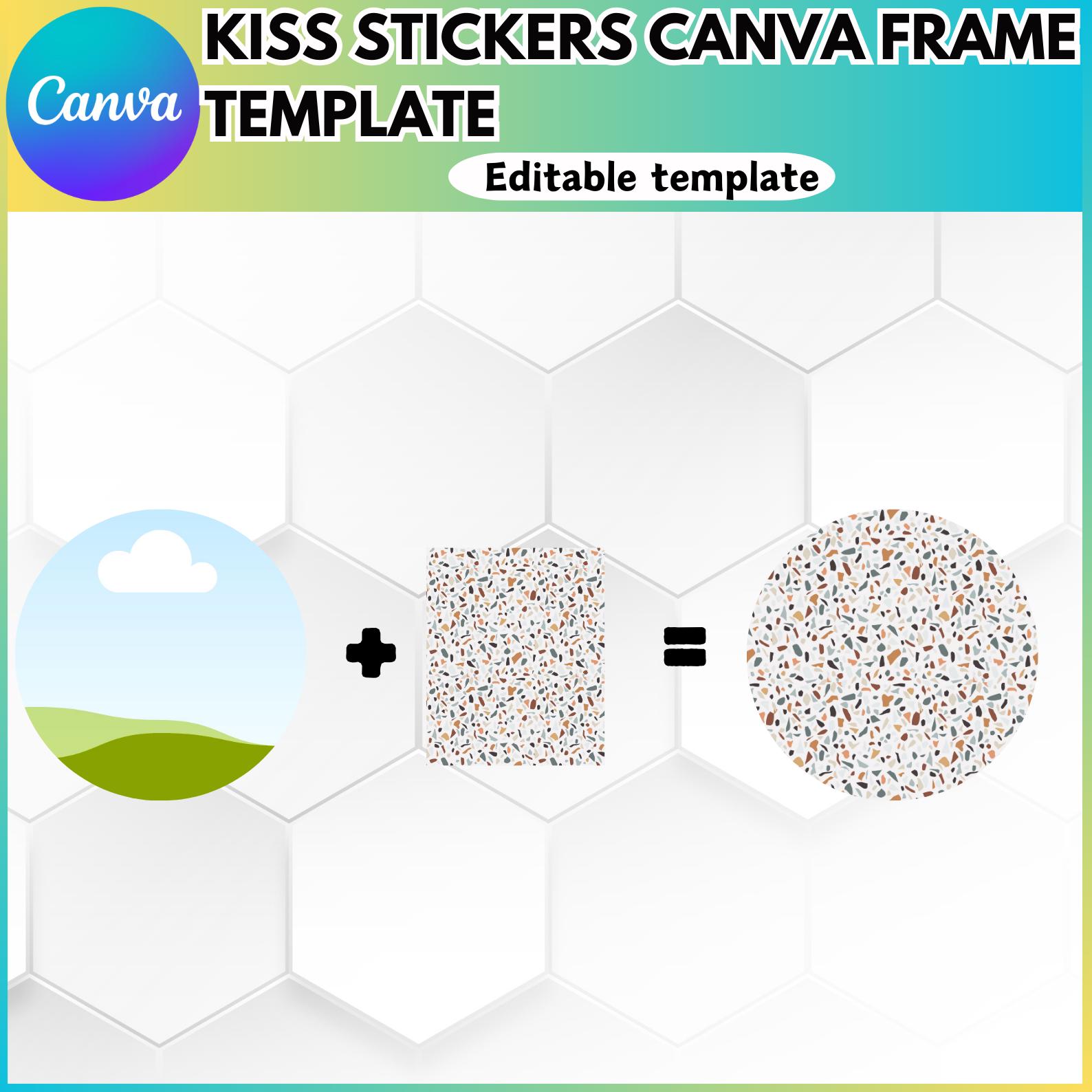 Kiss Sticker Template, Chocolate Kiss Sticker Template, Diy Packaging ...