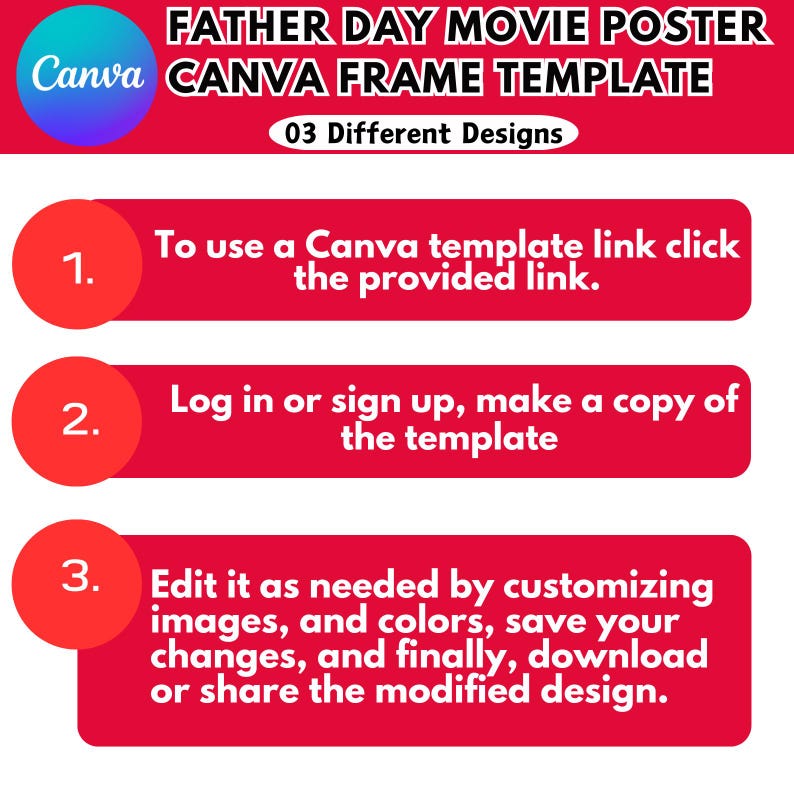 Netflix Flix Canva Editable Template, Father Day Collage Design, Father ...