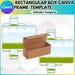 Rectangular Box With Canva Editable Template, Rectangle Box Svg Png ...
