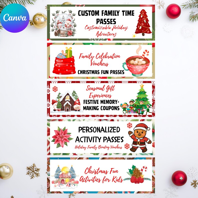Editable Christmas Coupons for Kids UK, Christmas Coupon Book, Kids ...