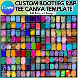 204 Bootleg Tshirt Design Template, Bootleg Rap Tee Shirt PNG, Birthday ...