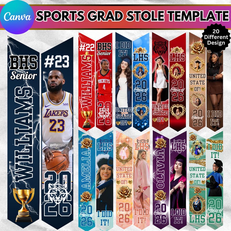 Sash Template - Etsy