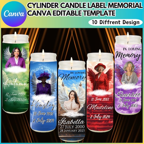Memorial Candle - Etsy