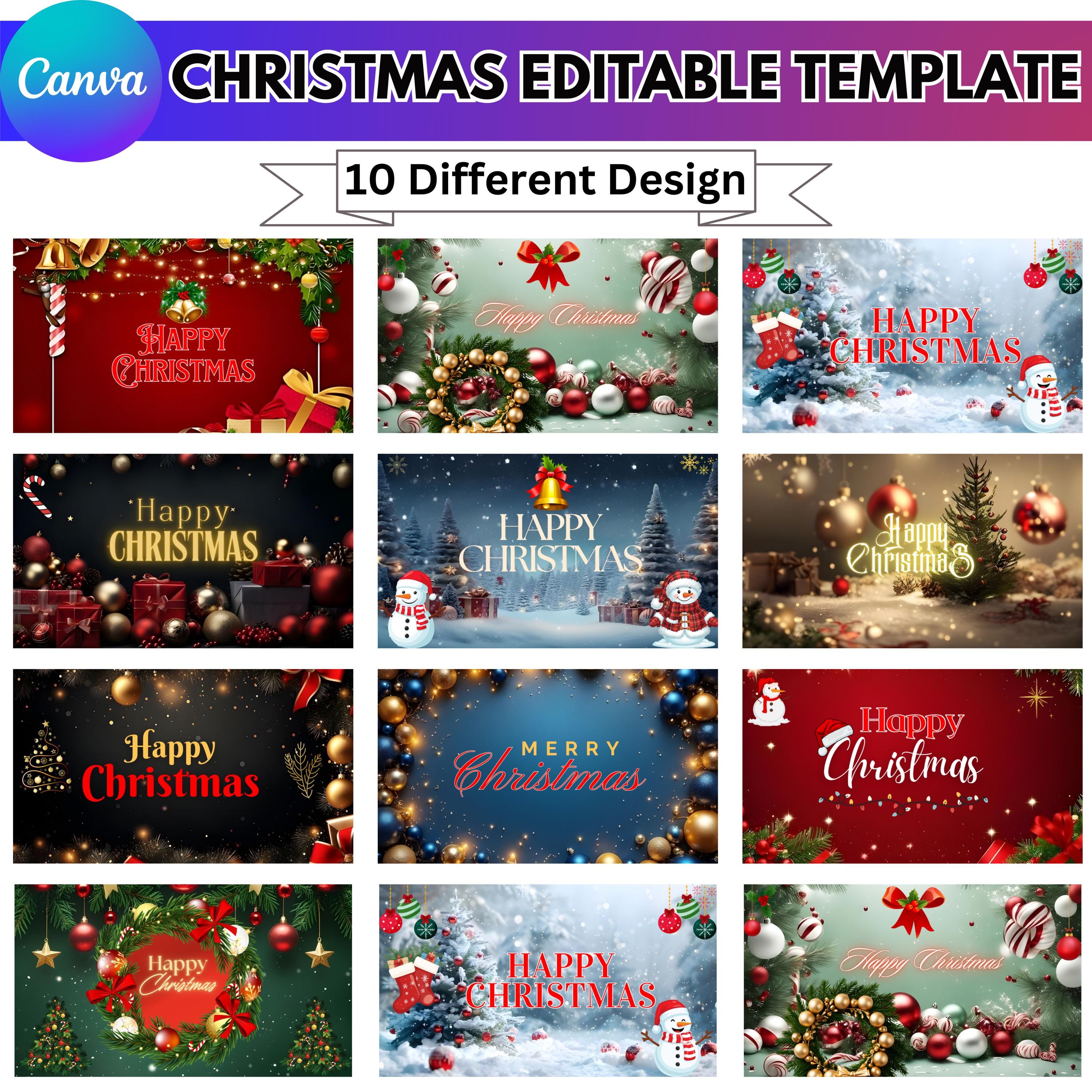 Christmas and New Year Scratch Card Template, Canva Editable Scratch ...
