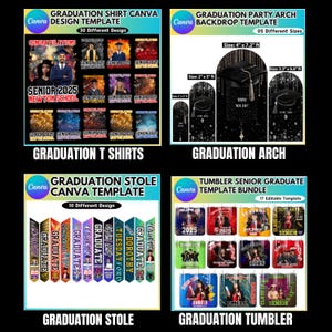 Graduation Mega Bundle Template, Grad Newspaper, Congrats Bootleg ...