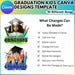 30 Kids Graduation Canva Editable Template, Class of 2025 Kids ...
