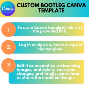 Custom Bootleg Canva Editable Template, Bootleg Canva Template, Canva ...