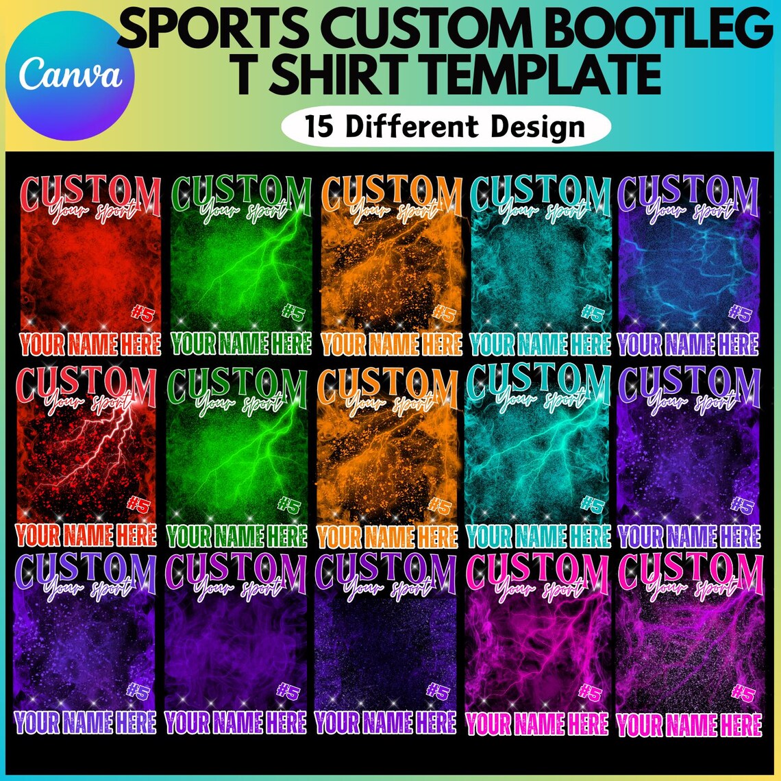 Football Sports Bootleg Tshirt Design Template Bootleg Rap Tee Shirt ...
