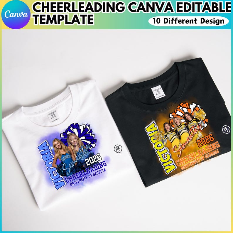 Cheerleading Canva Editable Template, Senior Sport Design, Senior Night ...