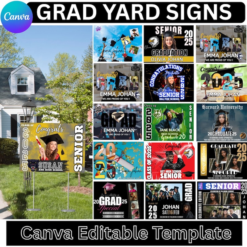 Senior Yard Sign - Etsy