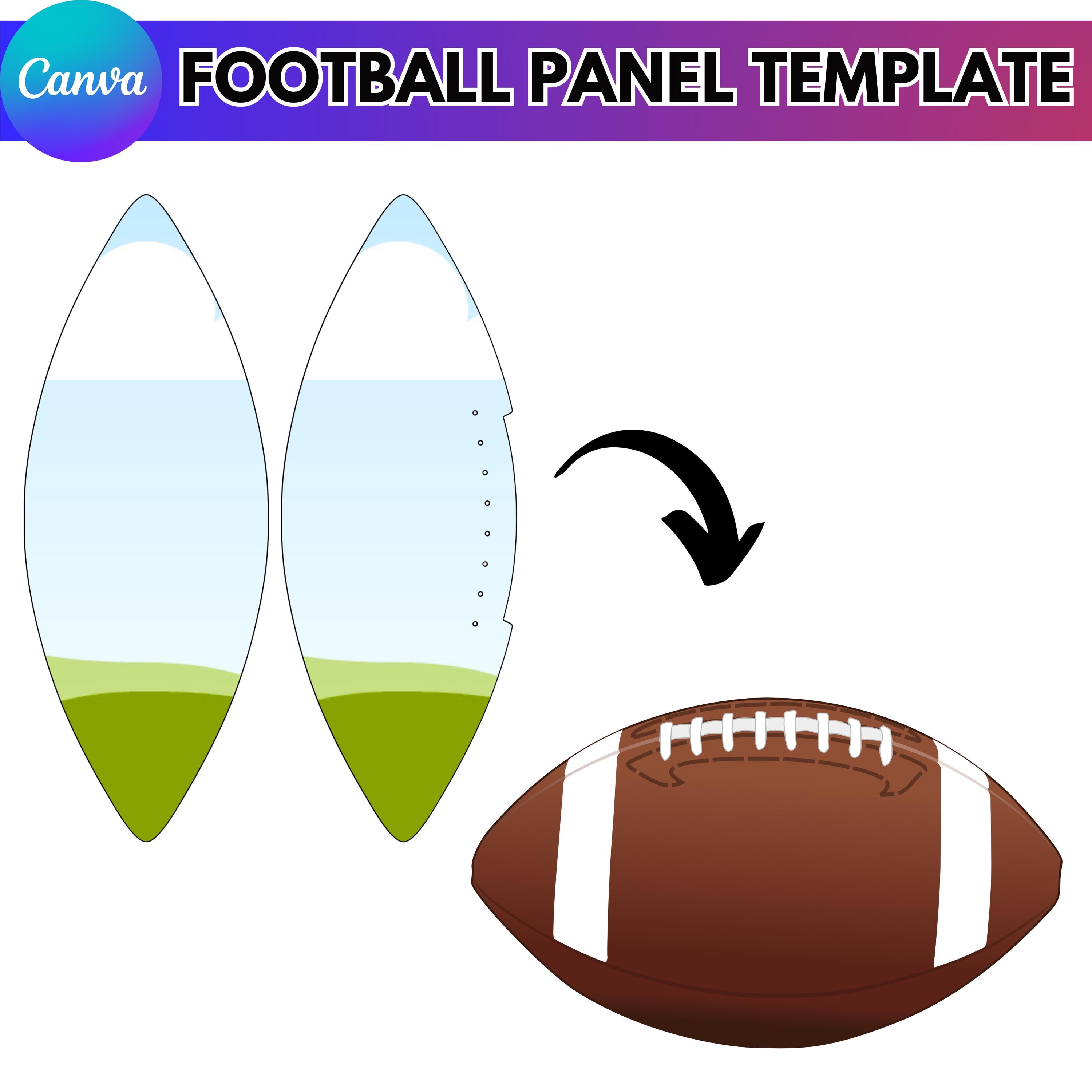 Sports Panel Canva Editable Template Bundle,canva Frame Panel, Football ...
